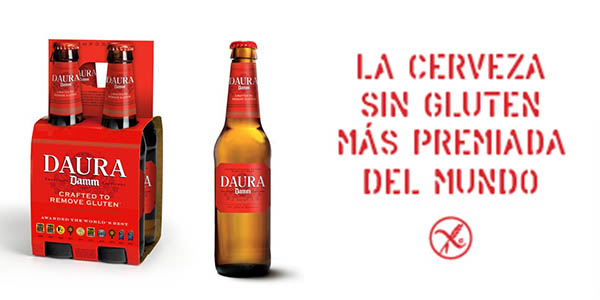 Cerveza Estrella Damm Daura sin gluten de 33 cl por sólo 0,80€ (20% de ...
