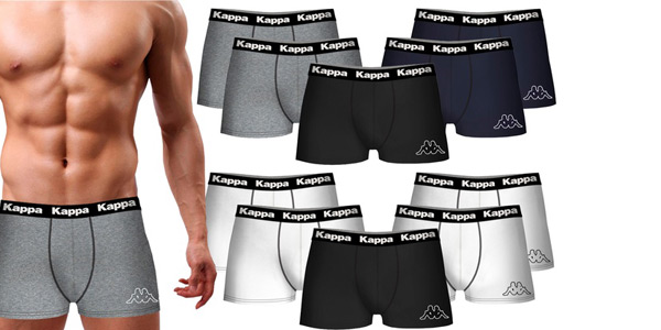 Chollo Pack x10 Bóxers Kappa por sólo 40€ con envío gratis ¡A 4€ cada uno!