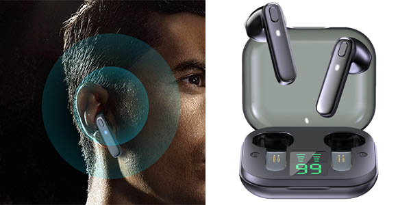 Chollo Auriculares inalámbricos TWS R20 con estuche de carga por sólo 5,97€ con envío gratis (-60%)