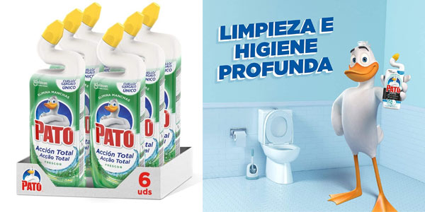 Chollazo Pack x6 Limpiador desinfectante Pato WC Frescor por sólo 10,17 ...