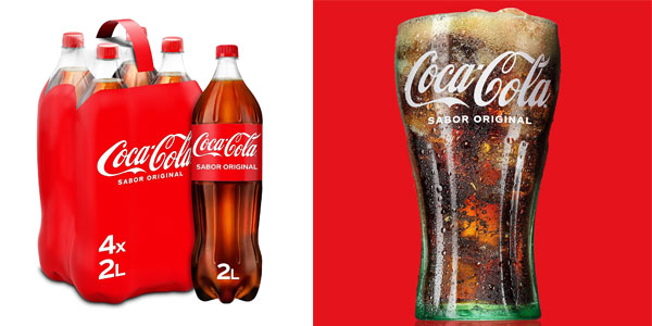 Chollo Pack de 4 botellas de Coca-Cola de 2 litros por sólo 6,86€ ¡1,71 ...