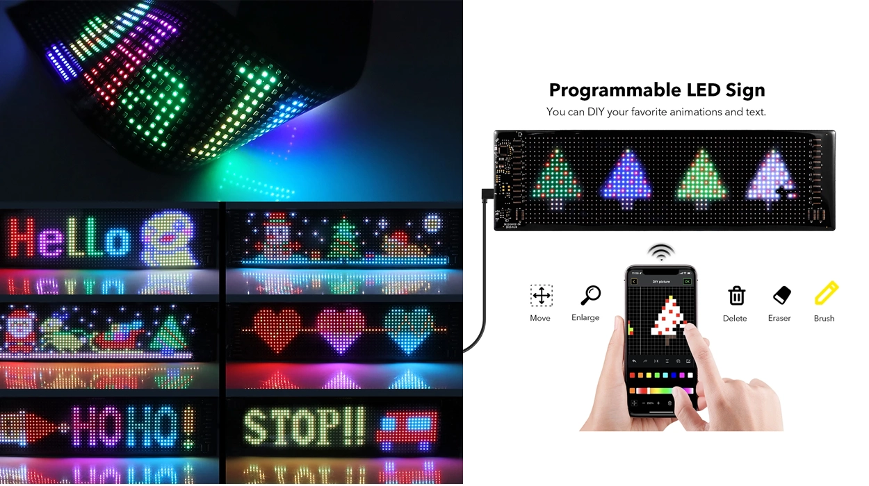 Disfruta de todas las posibilidades de este Panel LED programable para ...