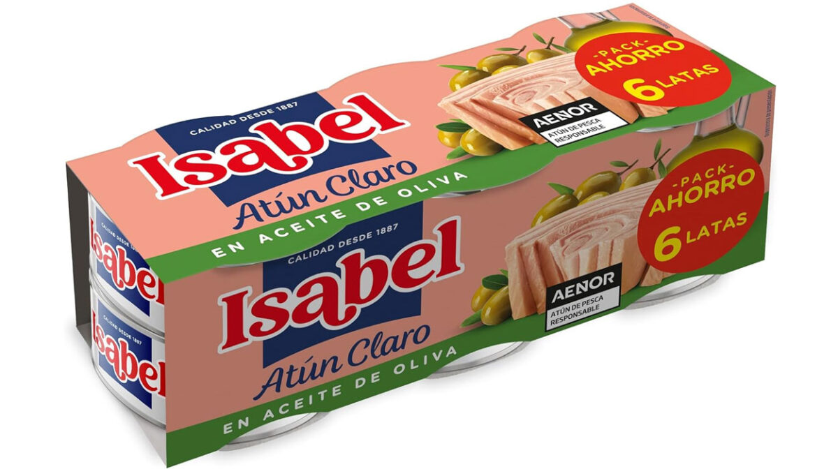 Chollo 6 latas de Atún Claro en Aceite de Oliva Isabel de 65 g por sólo ...