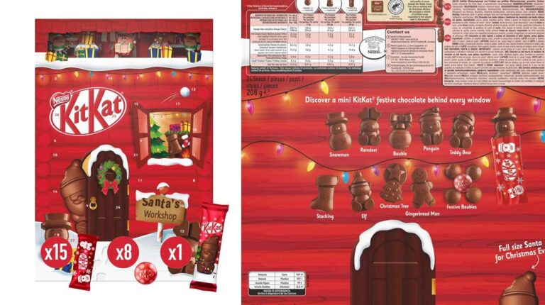Cuenta los días hasta Navidad con este calendario de Adviento KIT KAT a ...