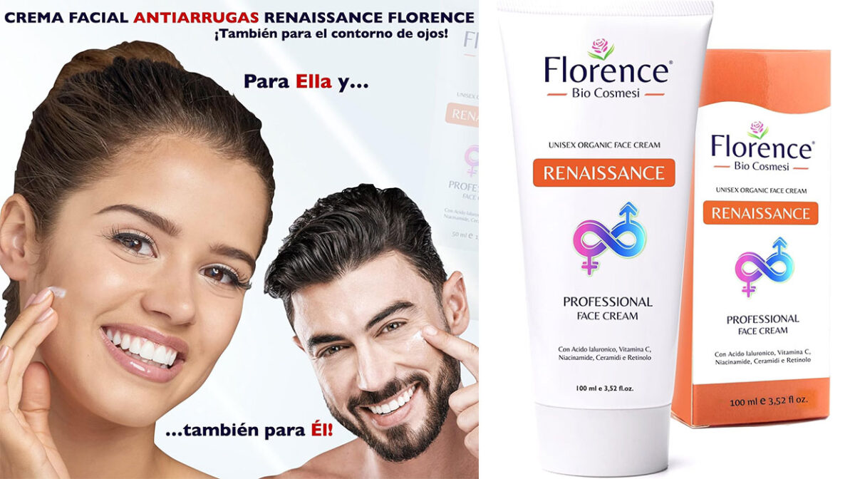 Chollo Crema facial Florence Renaissance Bio de 100 ml por sólo 9,99 ...