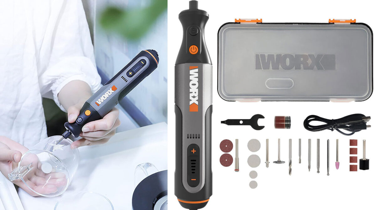 Chollo Mini amoladora inalámbrica USB Worx WX106 por sólo 40,45€ con ...