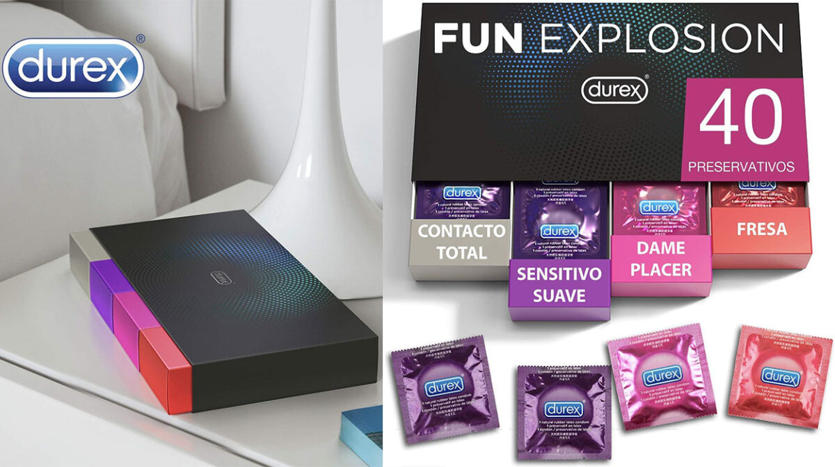 Chollo Pack Durex Fun Explosion con 40 preservativos por sólo 24,22€ (-33%)