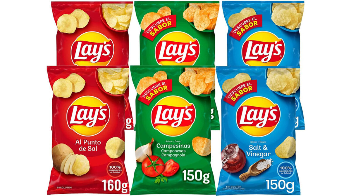 Chollo Pack de 6 bolsas de patatas fritas Lay's variadas por sólo 8,16 ...
