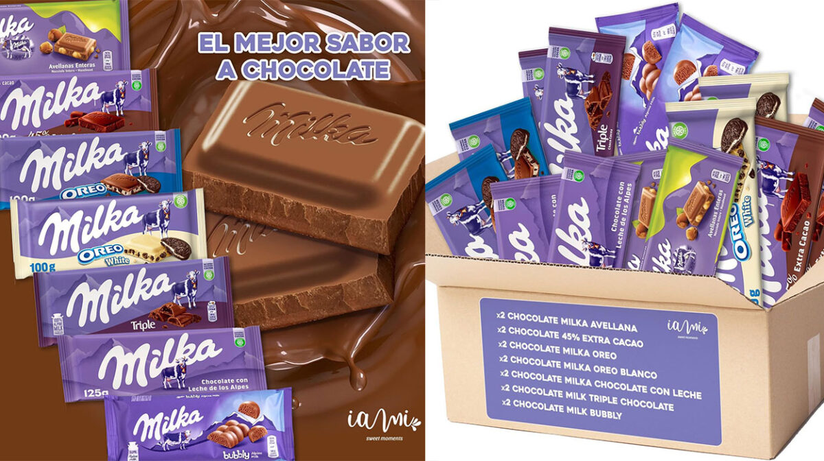 Chollo Pack surtido de 14 tabletas de Chocolate Milka de 100 g por sólo ...