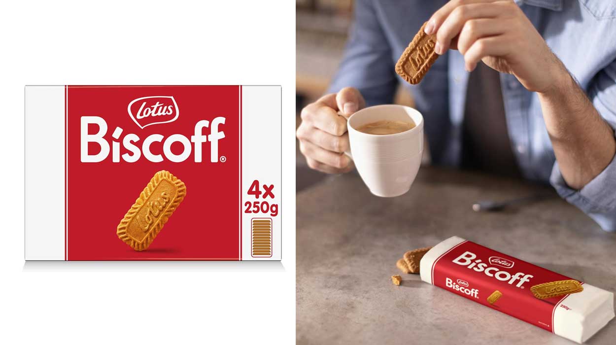 Chollo 4 paquetes de galletas Lotus Biscoff por sólo 5,32€ con cupón