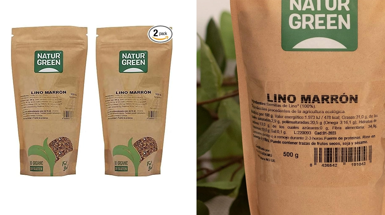 Chollo Pack De 2 Paquetes De Semillas De Lino Naturgreen De 500 G Por Chollo Pack De 2 Paquetes De Semillas De Lino Naturgreen De 500 G Por