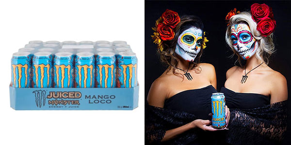 Chollo Pack x24 Monster Mango Loco de 250 ml por sólo 21,25€ (-34%) o ...