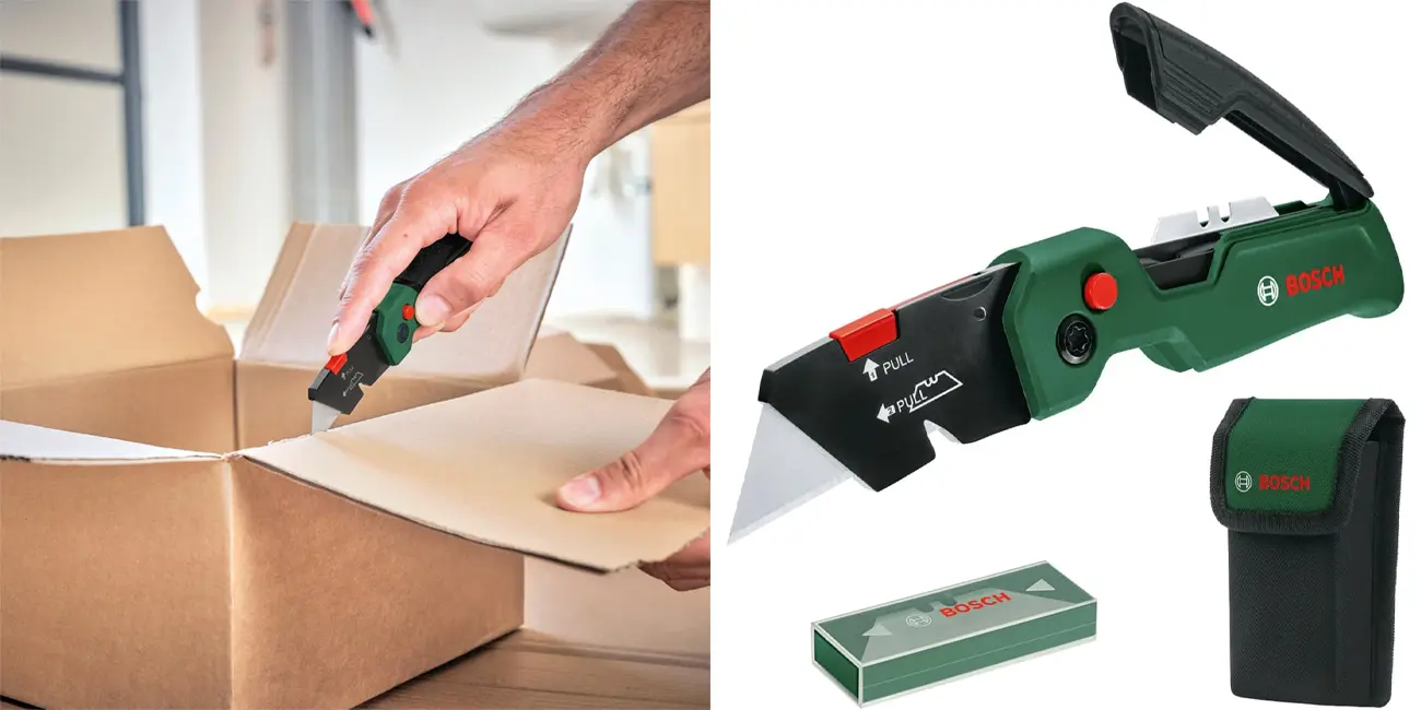 Chollo Navaja plegable Bosch con 13 hojas de recambio por sólo 10,10 ...