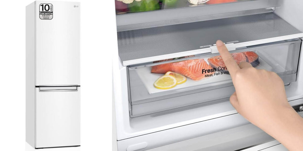 Chollo Frigorífico Combi LG GBB61SWGCN1 de 374 litros por sólo 695€ con ...