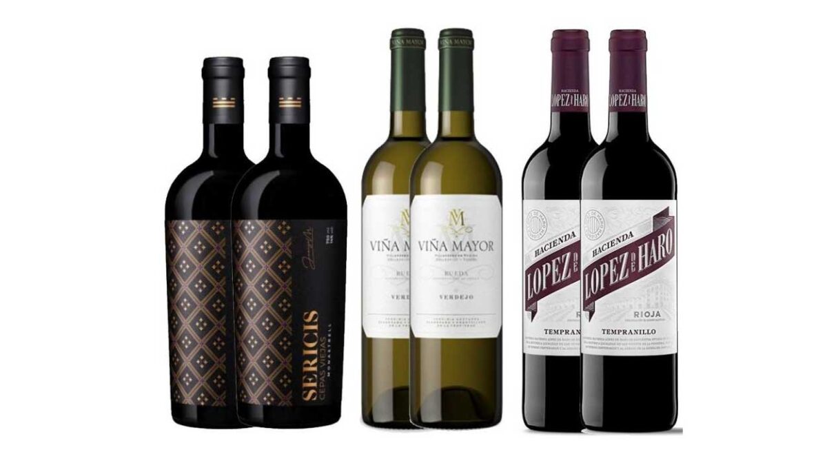 Si eres un "Wine Lover" te encantará este pack de 6 botellas de vino ...
