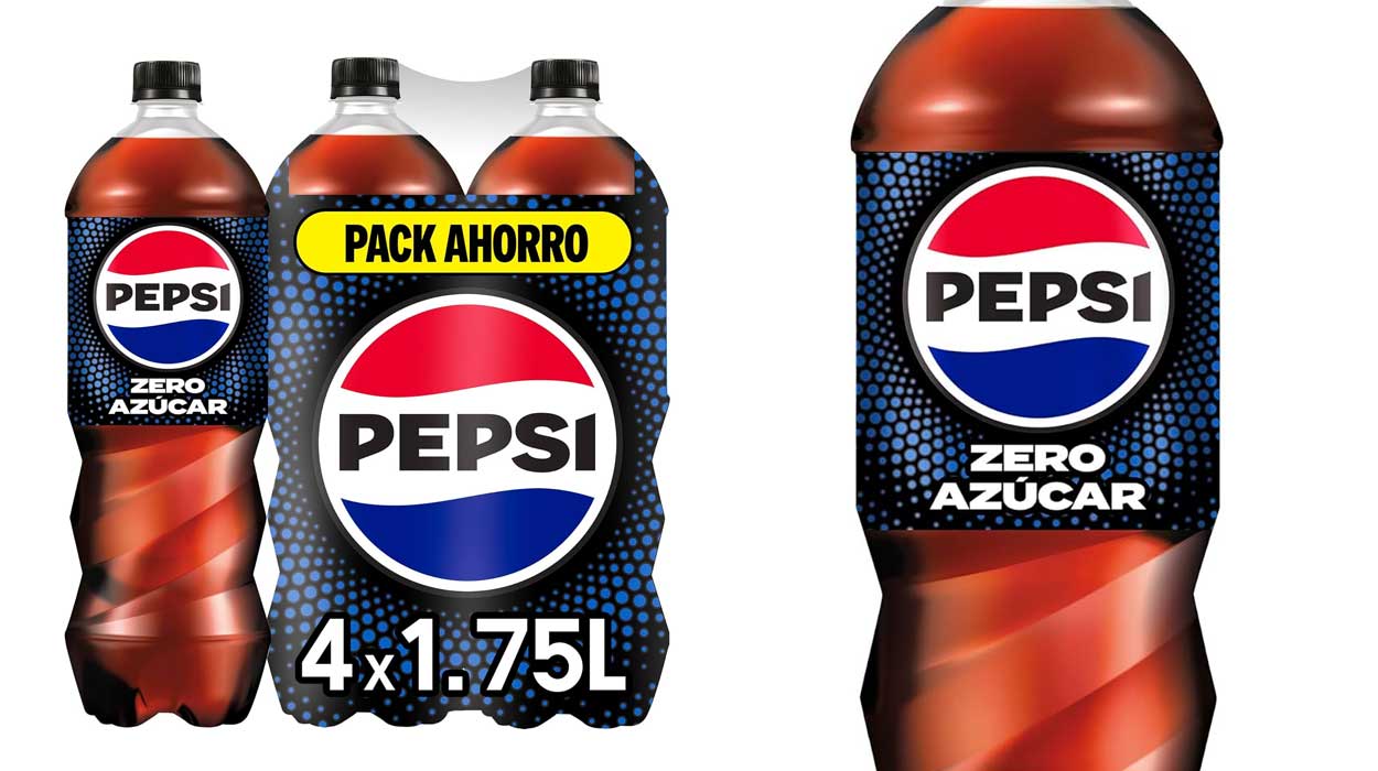 Chollo Pack x4 botellas de Pepsi Zero de 1,75L por sólo 5,56€ (16% de ...
