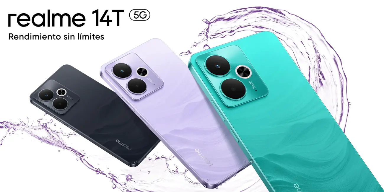 Chollo Smartphone Realme 14T 5G (8 GB + 256 GB) por sólo 138,02€ con ...