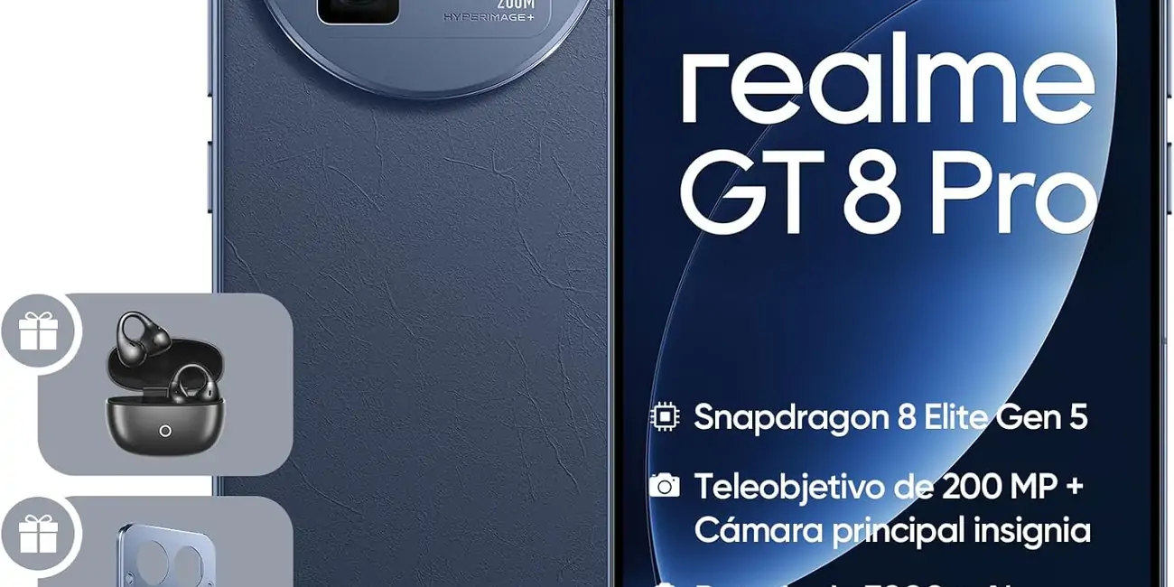 Chollo Smartphone Realme GT 8 Pro (12 GB + 256 GB) por sólo 825,62€ con ...