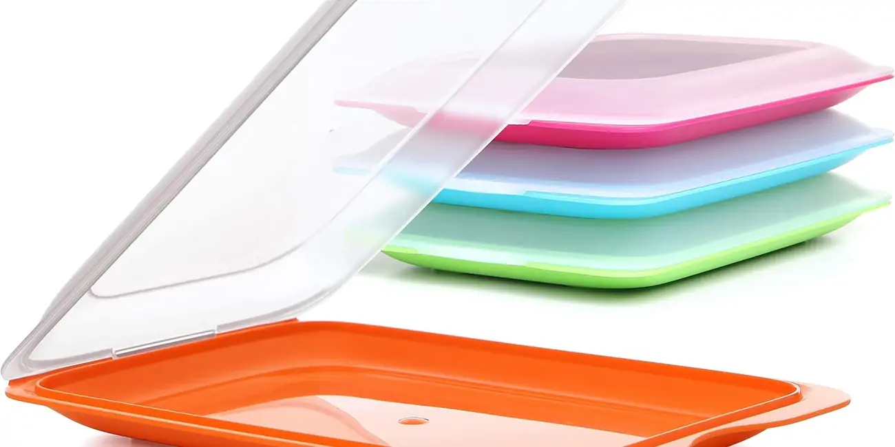 Chollo Set de 4 tupper porta embutidos fresh Tatay para nevera por sólo ...