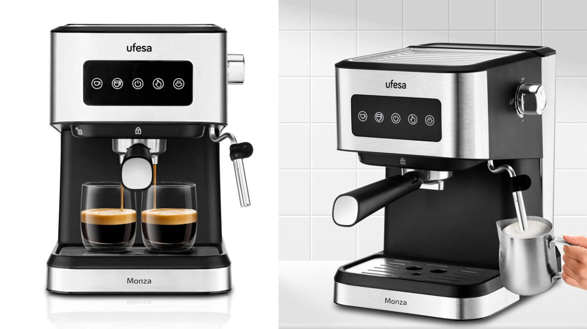 Prepara tus cafés como un profesional con esta máquina espresso de ...