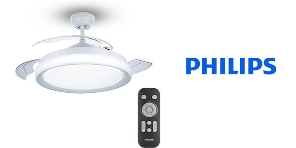 Chollo Ventilador de techo Philips Lighting Bliss con luz LED por sólo ...