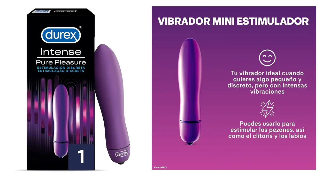 Chollo Vibrador Durex Mini Intense Orgasmic Pure Pleasure por sólo 8,72€ ¡TOP ventas!